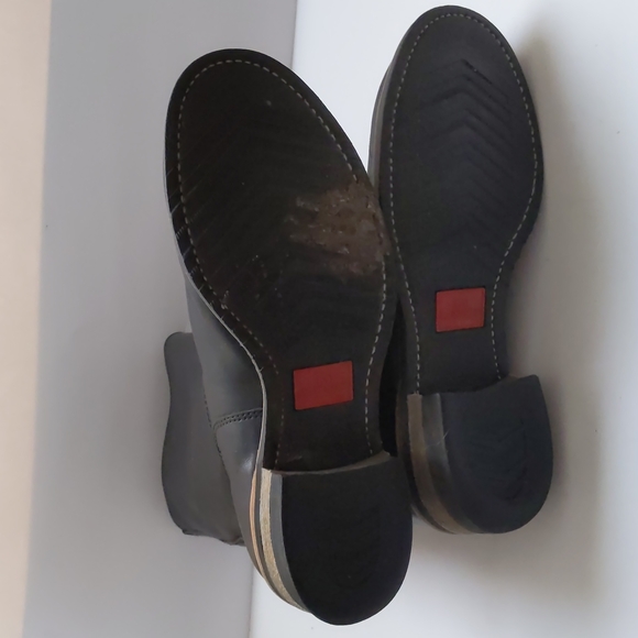 Mason | Shoes | Mason Black Leather Work Bootsz 9eee | Poshmark